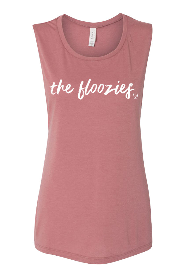 Cursive Ladies Muscle Tank (Mauve)– The Floozies