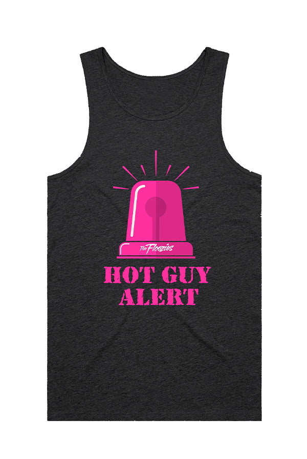 Hot Guy Alert Tank Top (Charcoal)– The Floozies